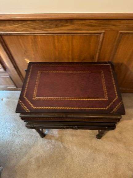 Book Stack Side Table - Auction Ohio