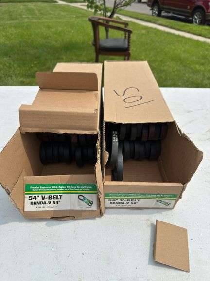 Two Box’s of V Belts - Auction Ohio