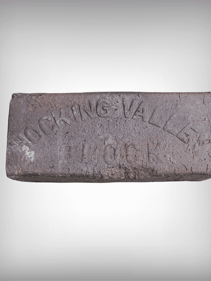 Two Hocking Valley Block Bricks - Auction Ohio