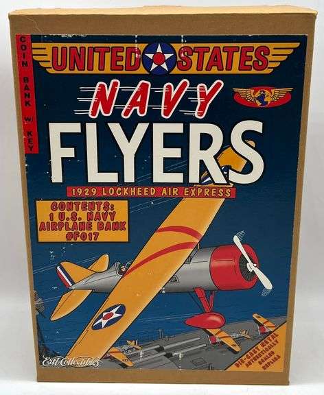 United States Navy Plane - Bank - Auction Ohio