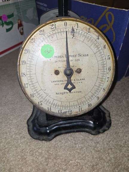 Vtg Columbia Family Scale - Auction Ohio