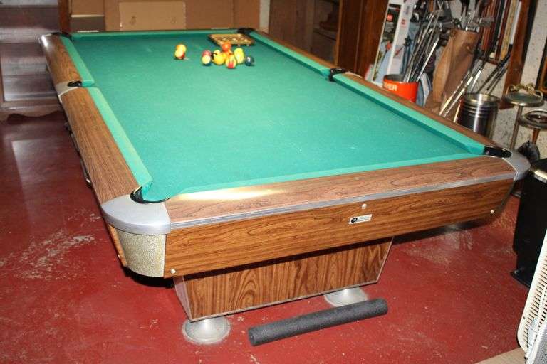 Vintage Pool Table - Auction Ohio