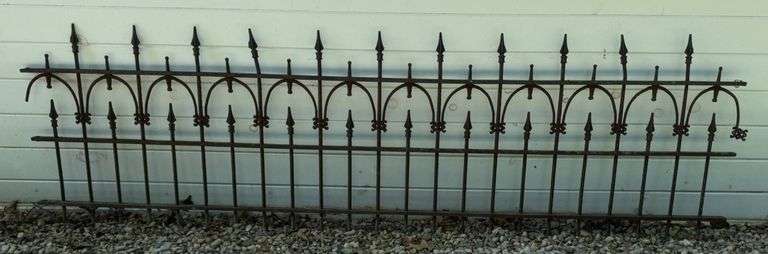 Decorative Cast Iron Gothic-Style Fence Panel - Auction Ohio