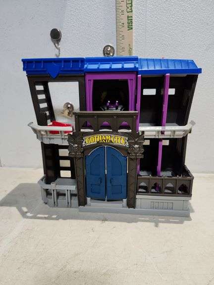 2012 Mattel Dc Comics Imaginext Gotham City Jail 11'' Tall City Jail ...