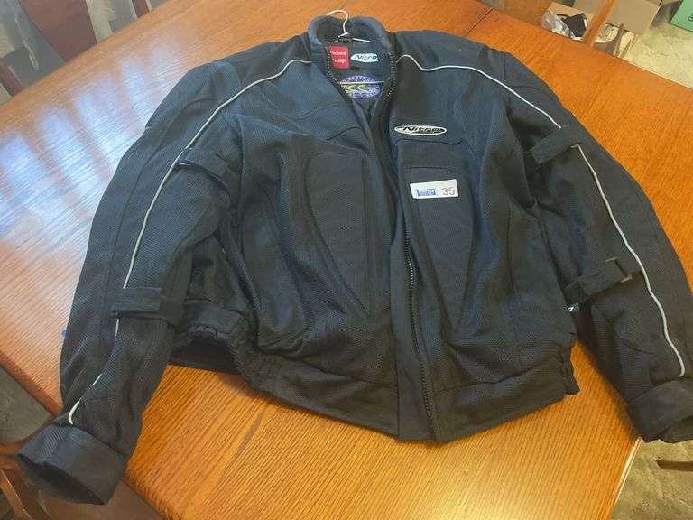 Nitro Motorcycle Jacket with Body Armor. Size XL - Auction Ohio