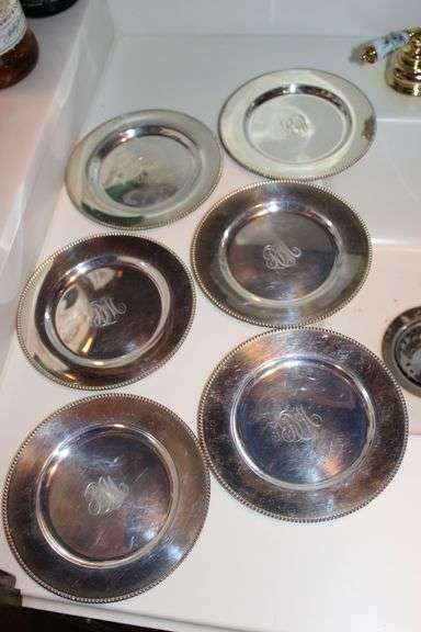 Sterling Silver Bread Plates - Auction Ohio