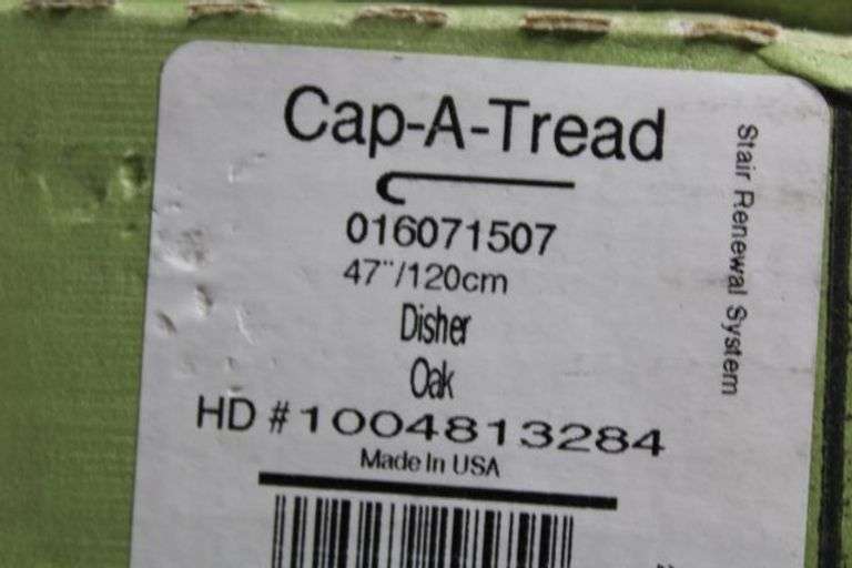 Cap-A-Tread Stair Renewal System, 15 Total Pieces, Disher Oak, 47 ...