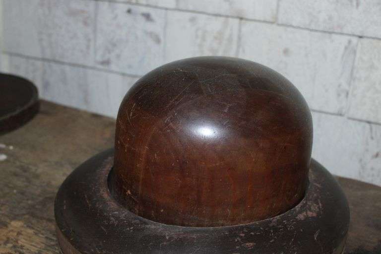 Wood Hat Block Form - Auction Ohio