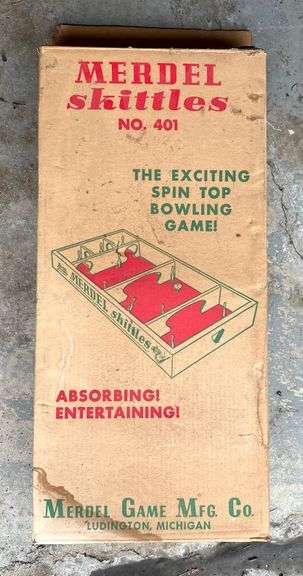 VTG Merdel Skittles Game - Auction Ohio