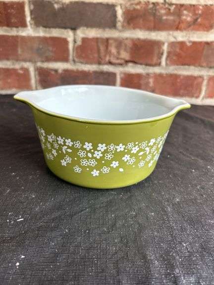 Pyrex Crazy Daisy Casserole - Auction Ohio