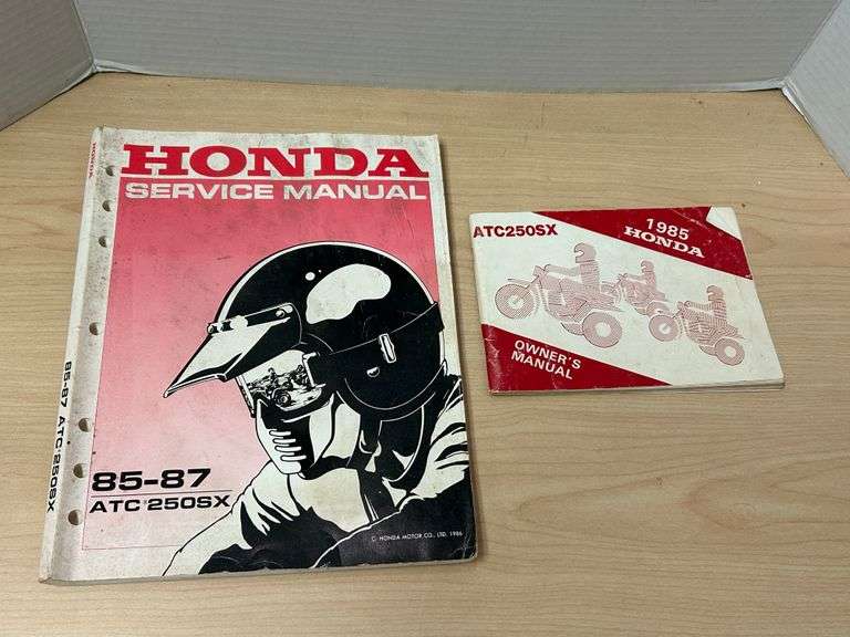 Honda Service Manuals - Auction Ohio