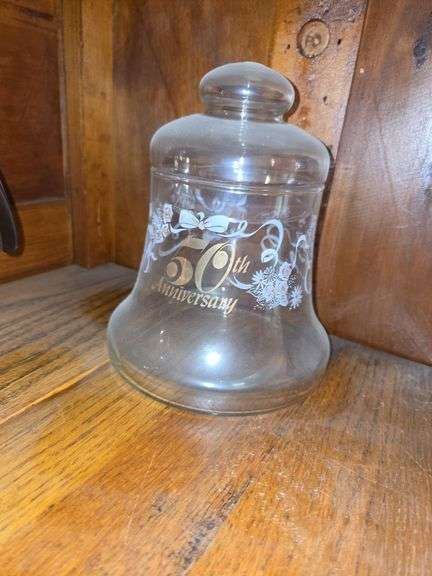 Vintage 50th Anniversary Bell Shaped Jar/Candy dish - Auction Ohio