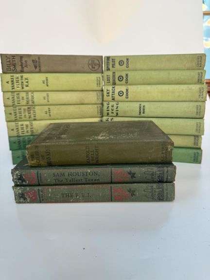 VINTAGE BOOKS WITH GREEN COVERS. - Auction Ohio