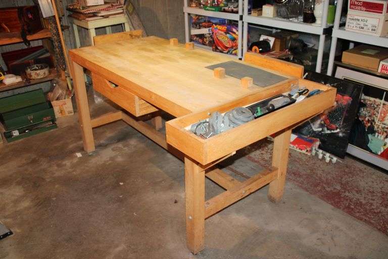 Workbench and Shelves - Auction Ohio