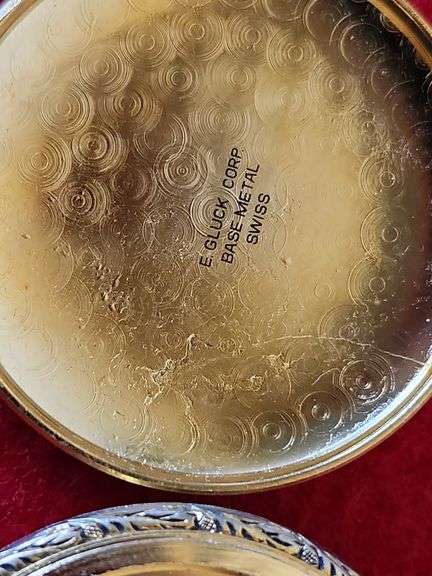 Andre Rivalle 17 Jewels Shock Protected Fisherman Pocket Watch ...