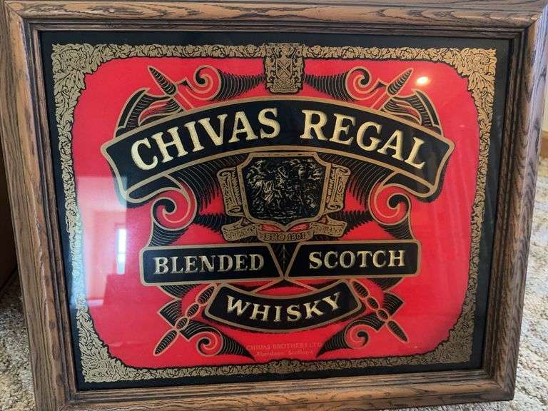 Vintage Chivas regal sign - Auction Ohio