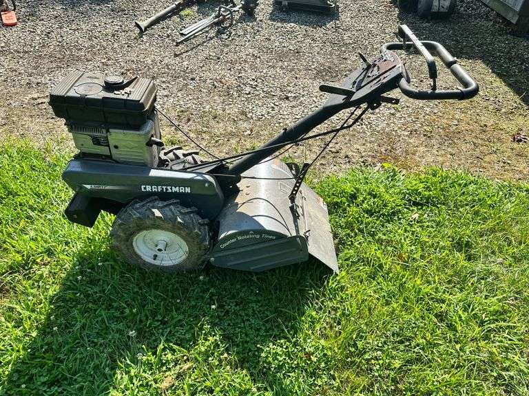 Craftsman Rear Tine Garden Tiller - Auction Ohio