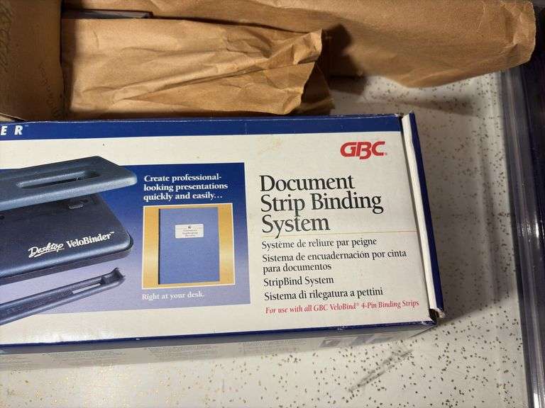 Framing and Document Strip Binding System - Auction Ohio