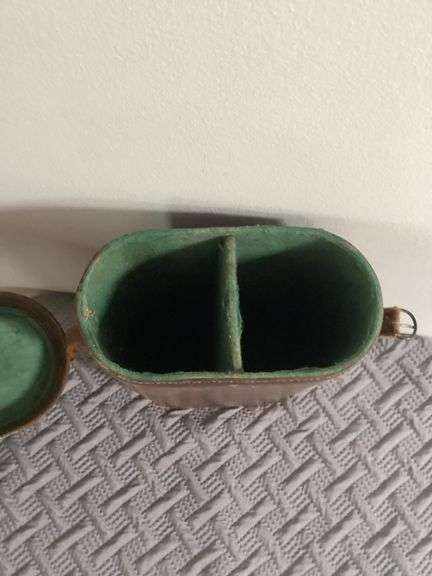 Vintage Leather Thermos Case with Handle - Auction Ohio