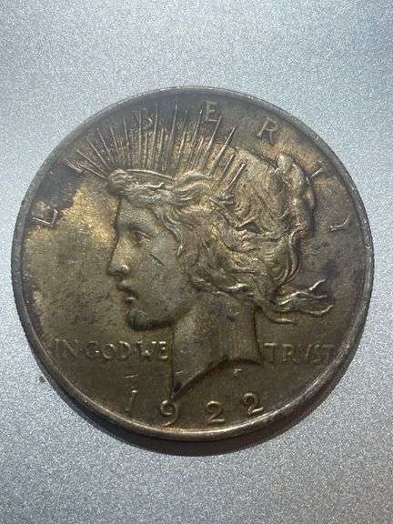 1922 Peace Dollar - Auction Ohio