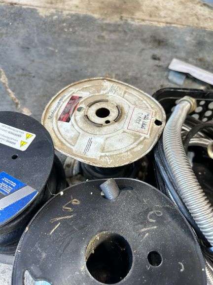 Spools of gas line, and hose including propane connector set - Auction Ohio