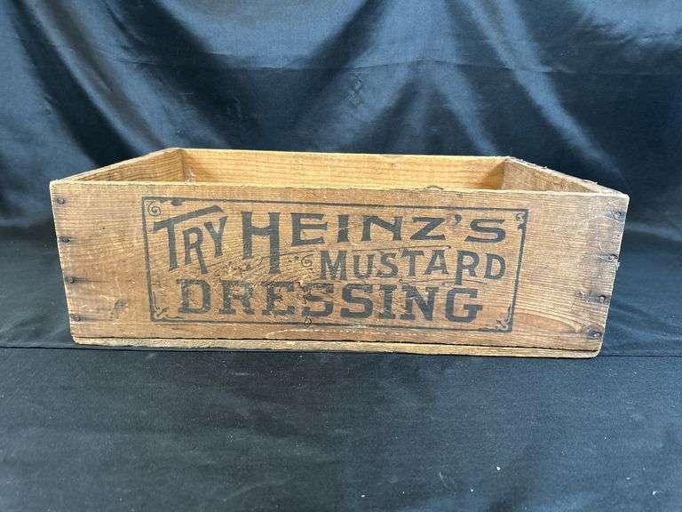 Heinz Primitive Wood Crate - Auction Ohio