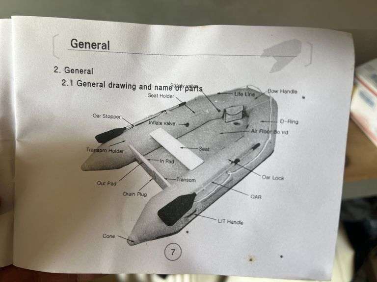 Baltik 11' Inflatale Boat - Auction Ohio