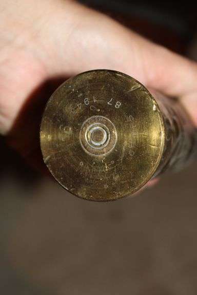 Large Caliber Shell Casing Vase - Auction Ohio