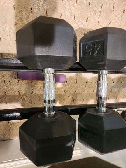 Hand Weights & Stand - Auction Ohio