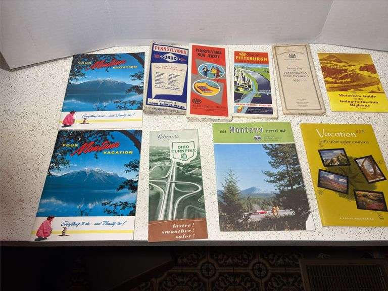 Vintage Travel Pamphlets, and Maps - Auction Ohio
