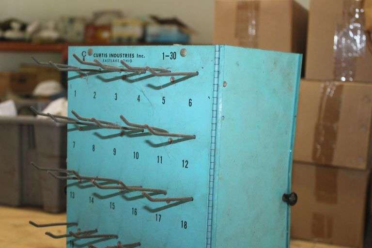 Curtis Industries Parts Display Stand - Auction Ohio