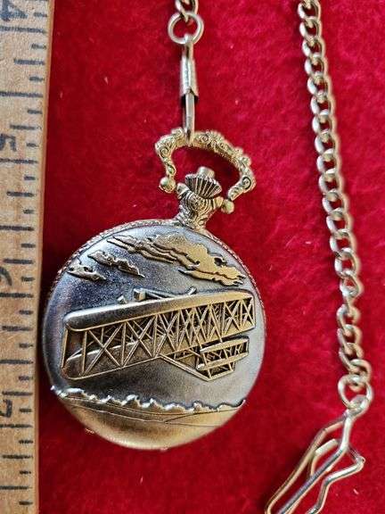 Reliance Croton Quartz Japan Movt Wright Brothers Pocket Watch ...