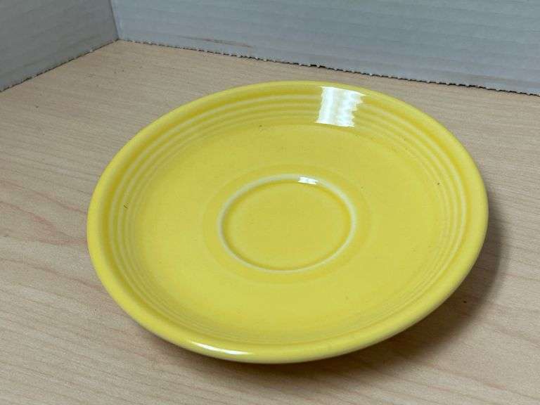 Fiesta 5-7/8" Saucer Yellow in Color - Auction Ohio