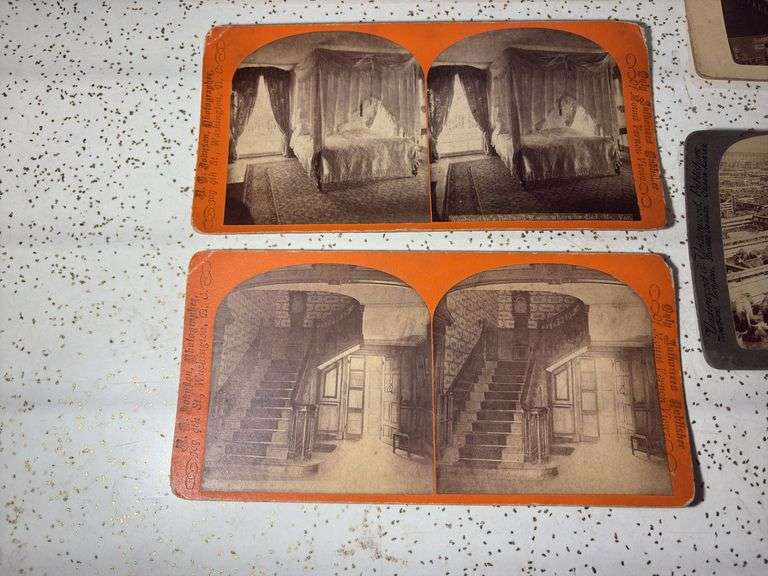 Seven Stereo View Cards - Auction Ohio