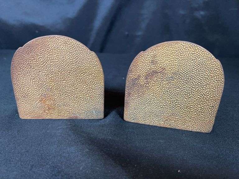 Small Metal Bookends - Auction Ohio