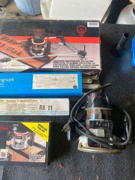 Router Pantograph and Dovetail Jig Lot - Auction Ohio