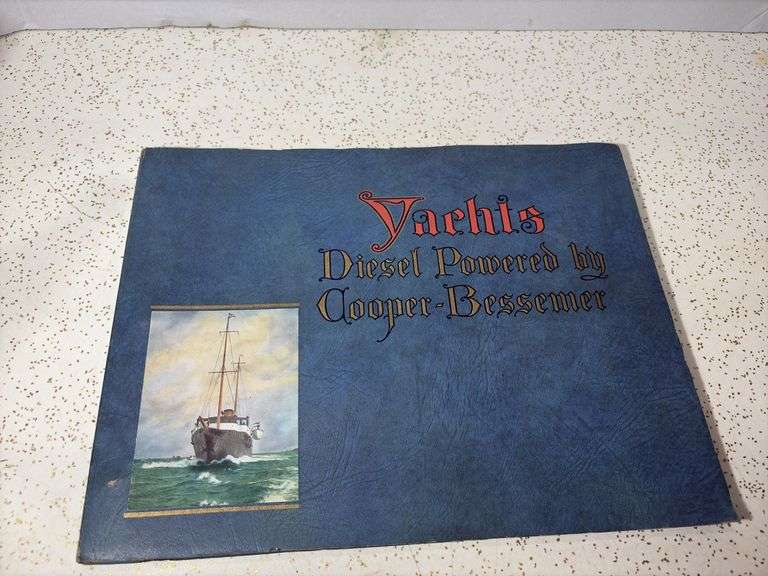 Yacht Diesel Powered by Cooper Bessemer - Auction Ohio