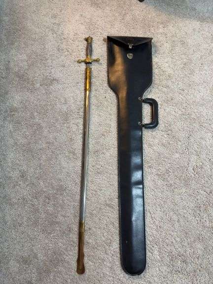 United States military Academy dress sword with case - Auction Ohio