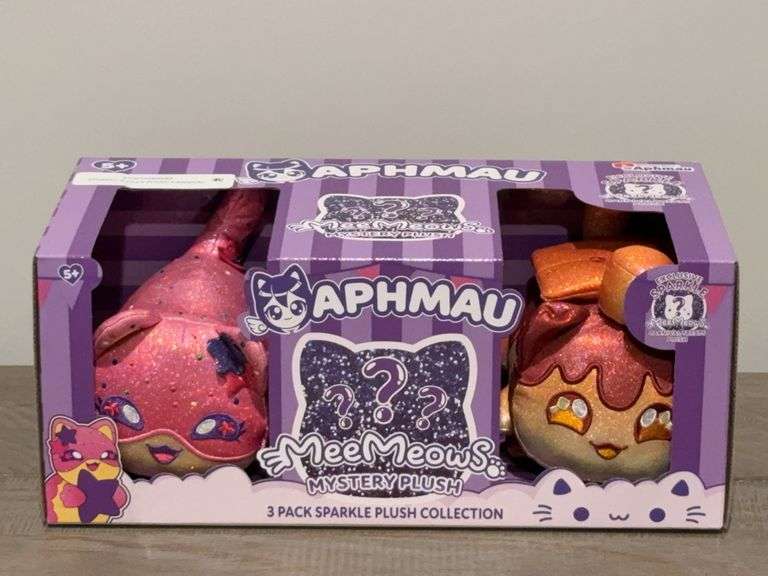 **NEW** Aphmau 6 inch MeeMeow Plush Toy 3-Pack, Carnival Treats ...