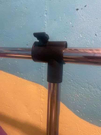 Three combined clothing / garment racks - Auction Ohio