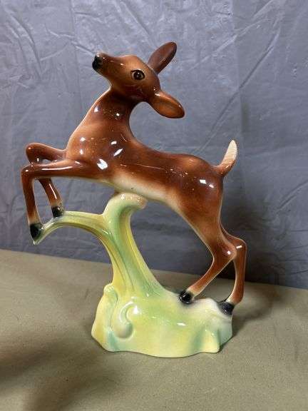 MCM Ceramic Deer Figurines - Auction Ohio