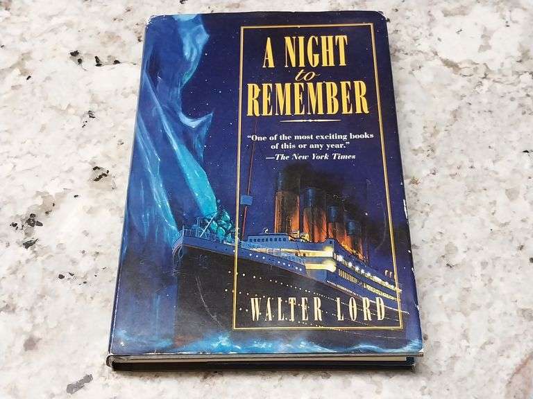 “A Night to Remember” by Walter Lord (Hardcover with Dust Jacket ...