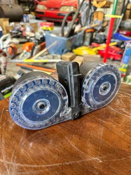 KCI USA AR-15 100 Round Drum Magazine Loaded - Auction Ohio