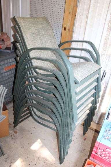 Stacking Patio Chairs - Auction Ohio