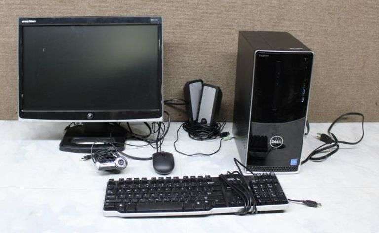 Dell Inspiron 3668 Desktop Computer Set with Emachines Monitor ...