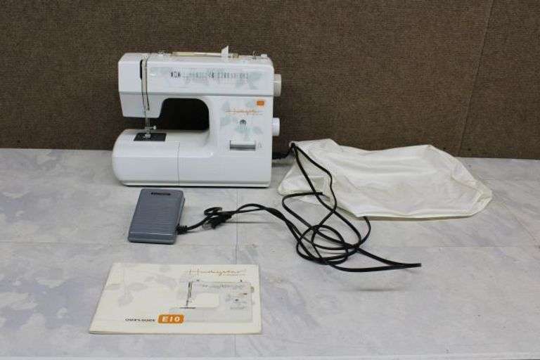 Huskystar E10 Sewing Machine by Husqvarna Viking with Foot Pedal and ...