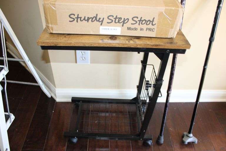 Step Stools, Side Table & Canes - Auction Ohio
