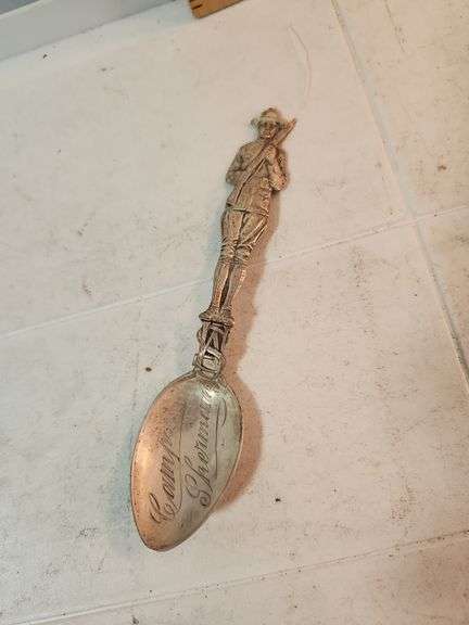 Vintage Sterling Patented Camp Sherman Spoon - Auction Ohio