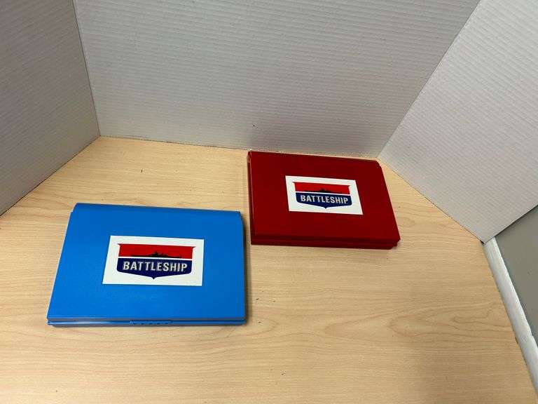 Vintage Battleship Travel Game Set – Red & Blue Cases - Auction Ohio