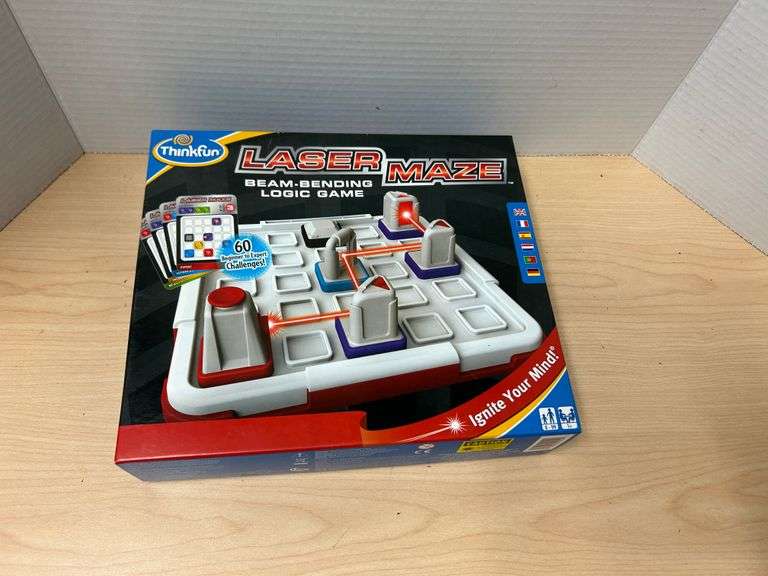ThinkFun Laser Maze Logic Game – Beam-Bending Brain Challenge - Auction ...
